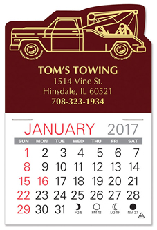 Custom Easy Stick and Self Adhesive Calendars