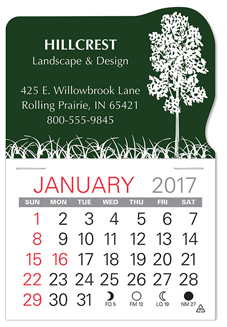 Custom Easy Stick and Self Adhesive Calendars