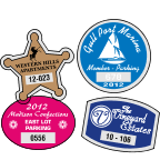Custom Parking Permit Labels - Car Hang Tags - Parking Decals